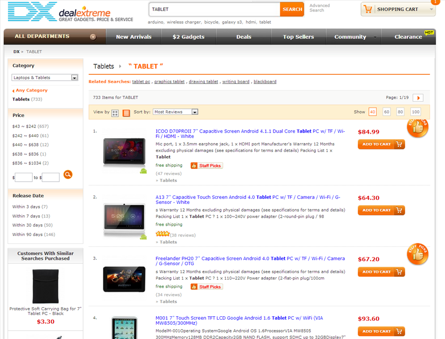 DealExtreme.com | Tudo vem da China