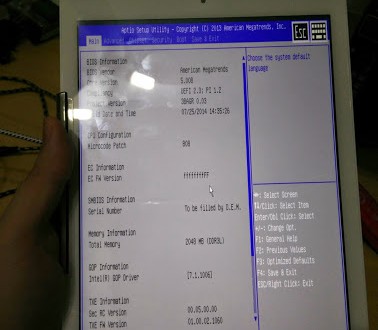 Update de Bios no Tablet V975w com Windows 8.1 | Tudo vem da China